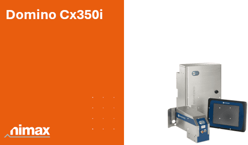Domino Cx350i Inkjet Printer for Boxes | nimax Tanzania